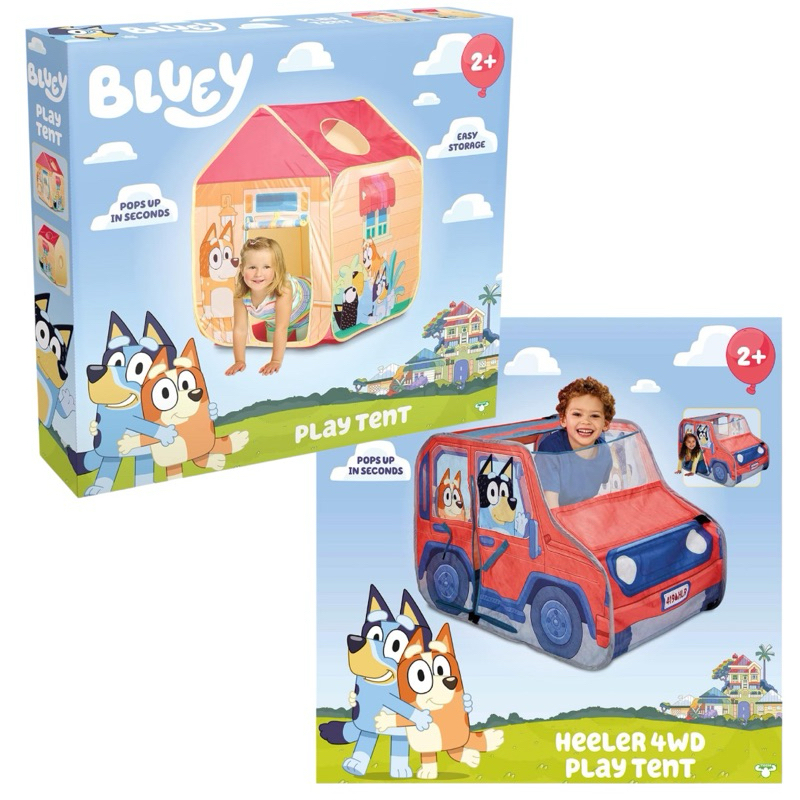 Bluey Play Tent House/ 4 Wheel Drive Play Tent | Shopee Singapore