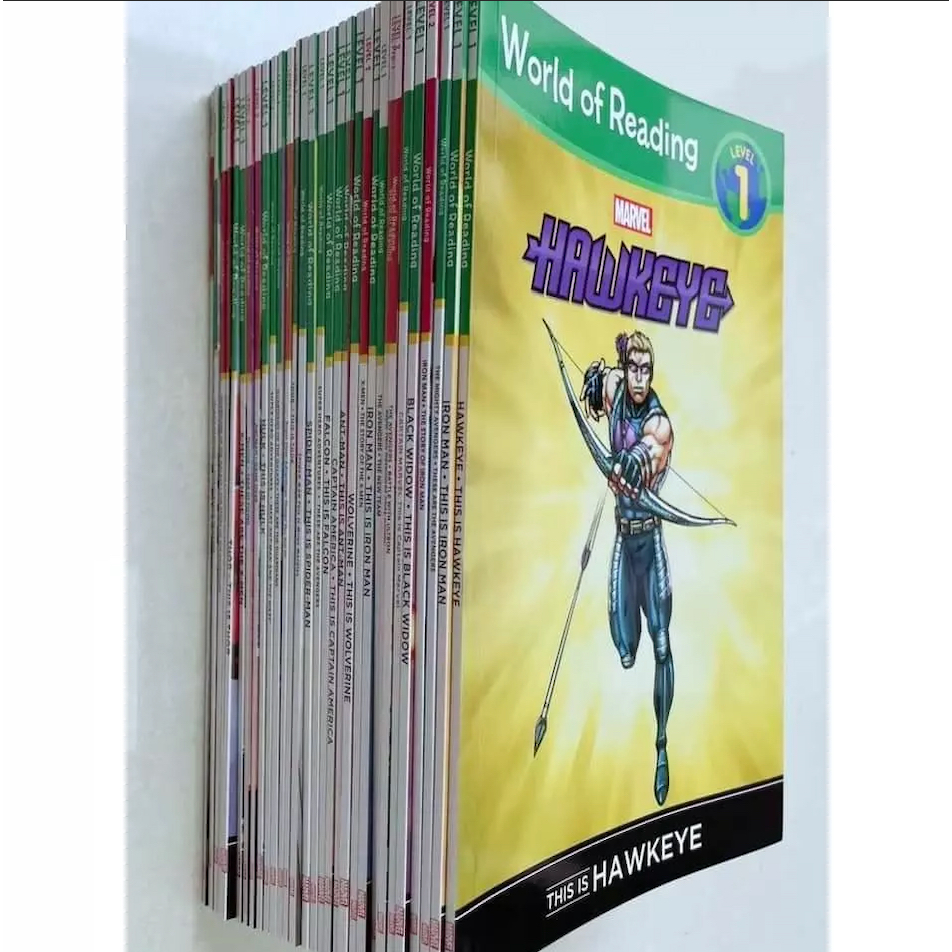 [SG STOCKS] Marvel Comic World of Reading (31 Books Set) | Shopee Singapore
