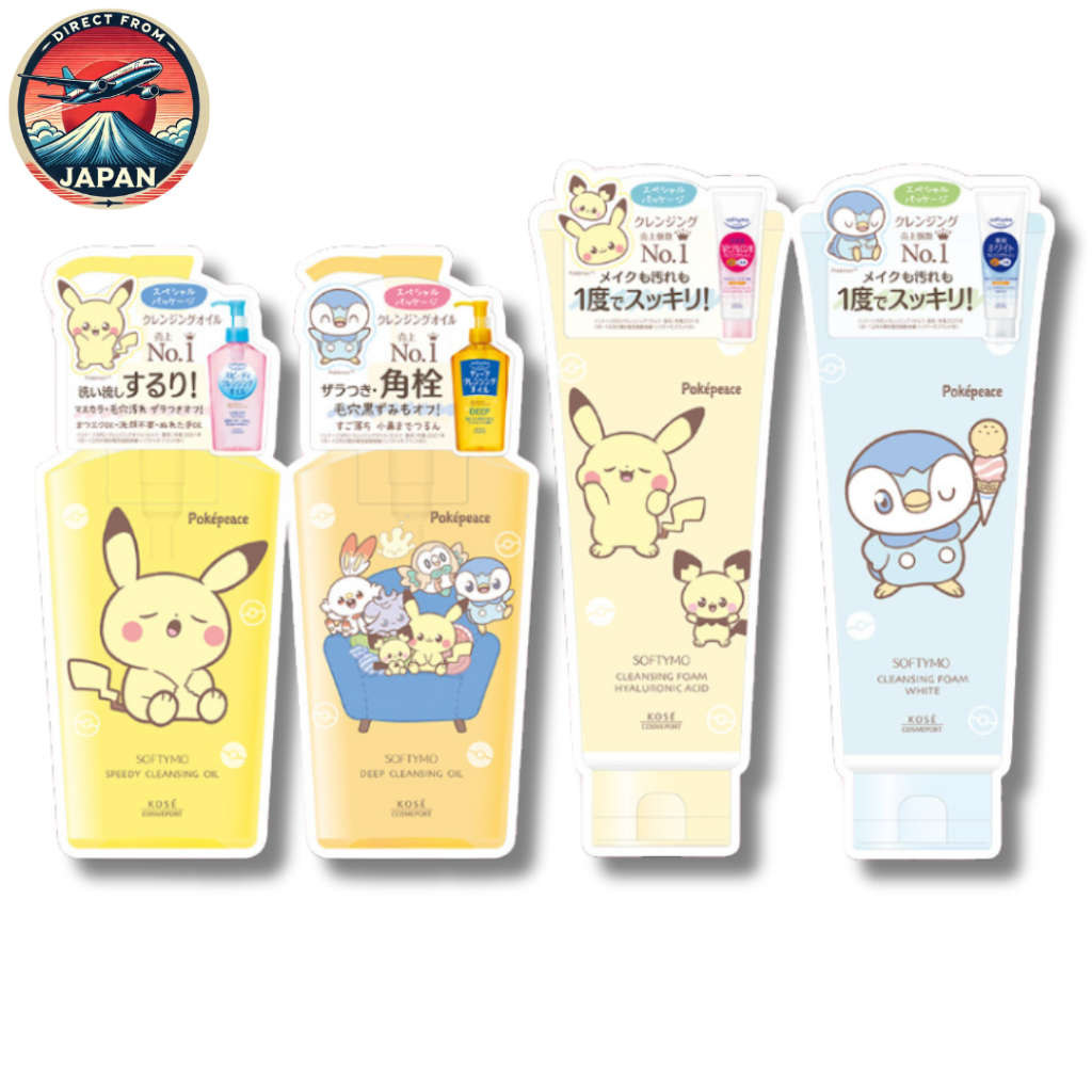 Kose Softymo Pokemon Cleansing Series - Cleansing Foam White/Cleansing ...