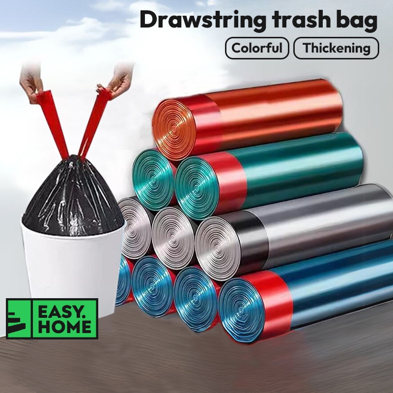 [SG Stock] Drawstring Trash Bag Garbage Bag Thick Dispensable Rubbish ...