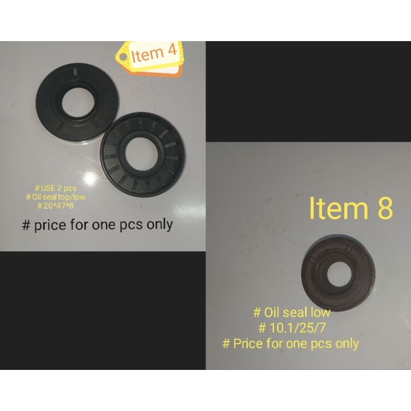 TOHATSU/MERCURY OBM 5HP Oil seal crankshaft 369-00122 2 stroke outboard ...