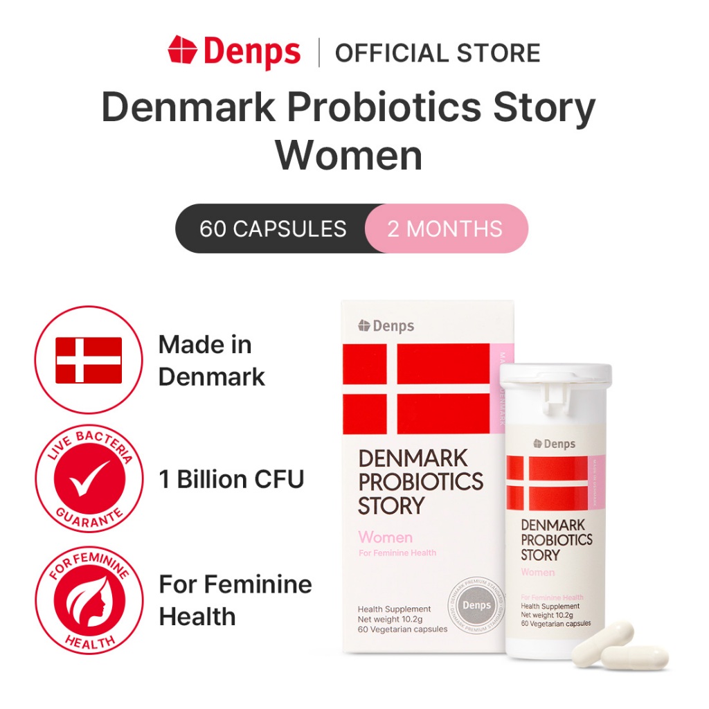 Denmark Probiotics Premium Women for Feminine Health - 2 probiotics ...