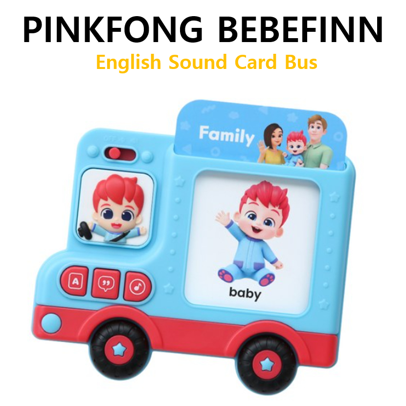 PINKFONG BEBEFINN English Sound Card Bus | Shopee Singapore
