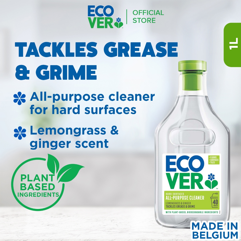 Ecover All Purpose Cleaner - Lemongrass & Ginger 1L | Shopee Singapore