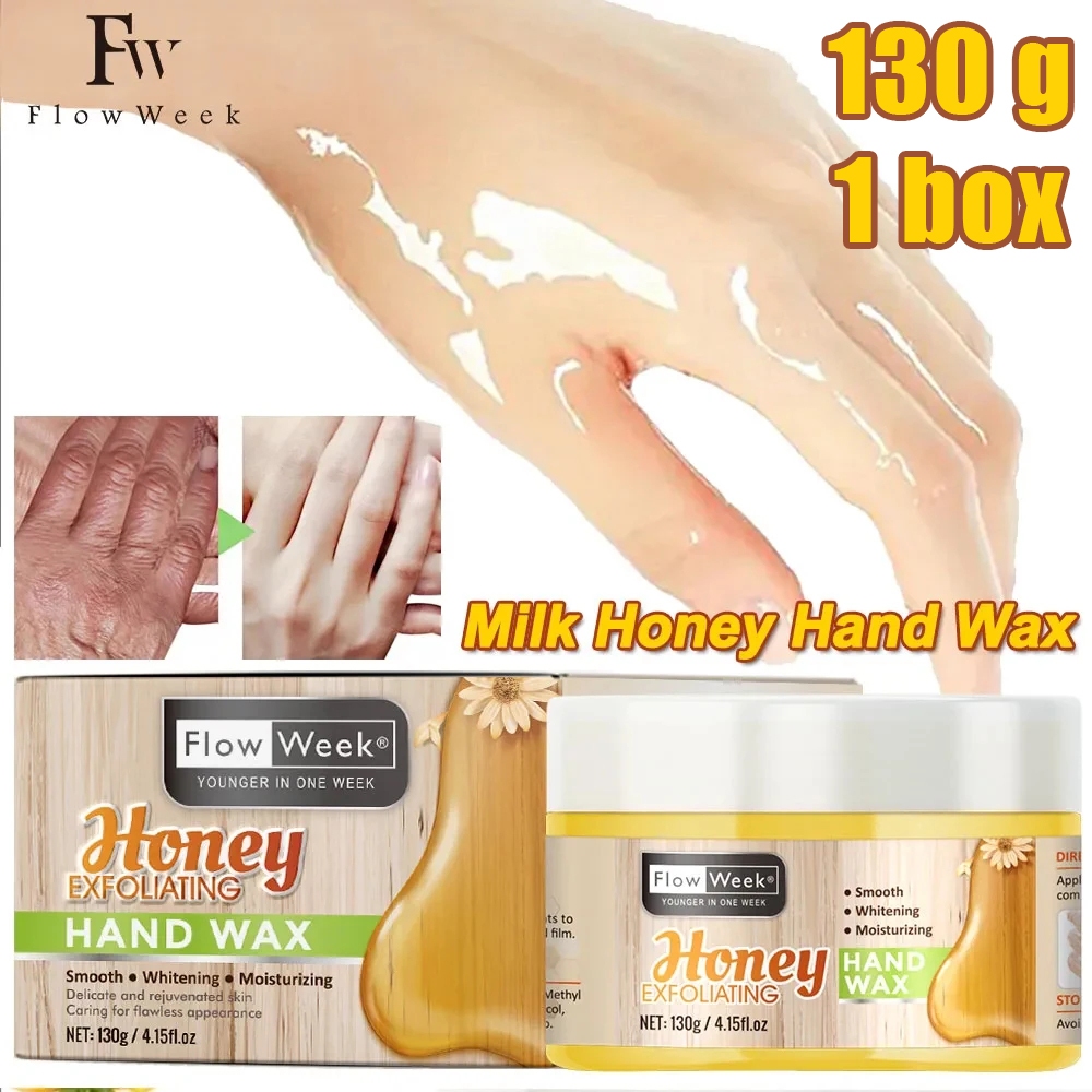 Flowweek Hand Whitening Wax 130g Hand Mositurizing Exfoliating Anti ...