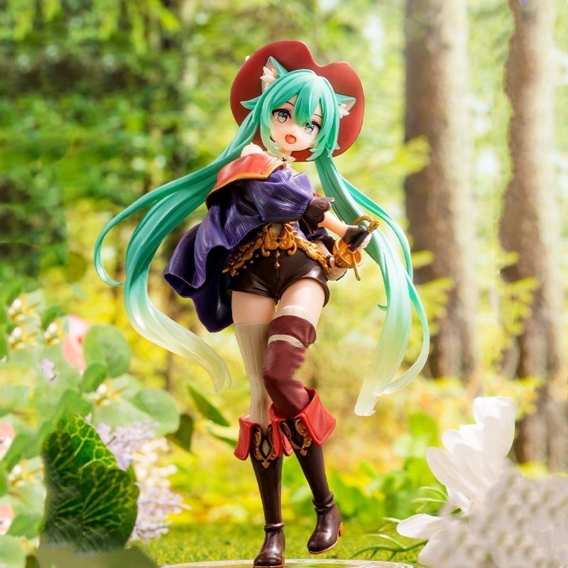 Hatsune Miku Figure Fairy Tale Wonderland Puss in Boots 19 cm Anime ...