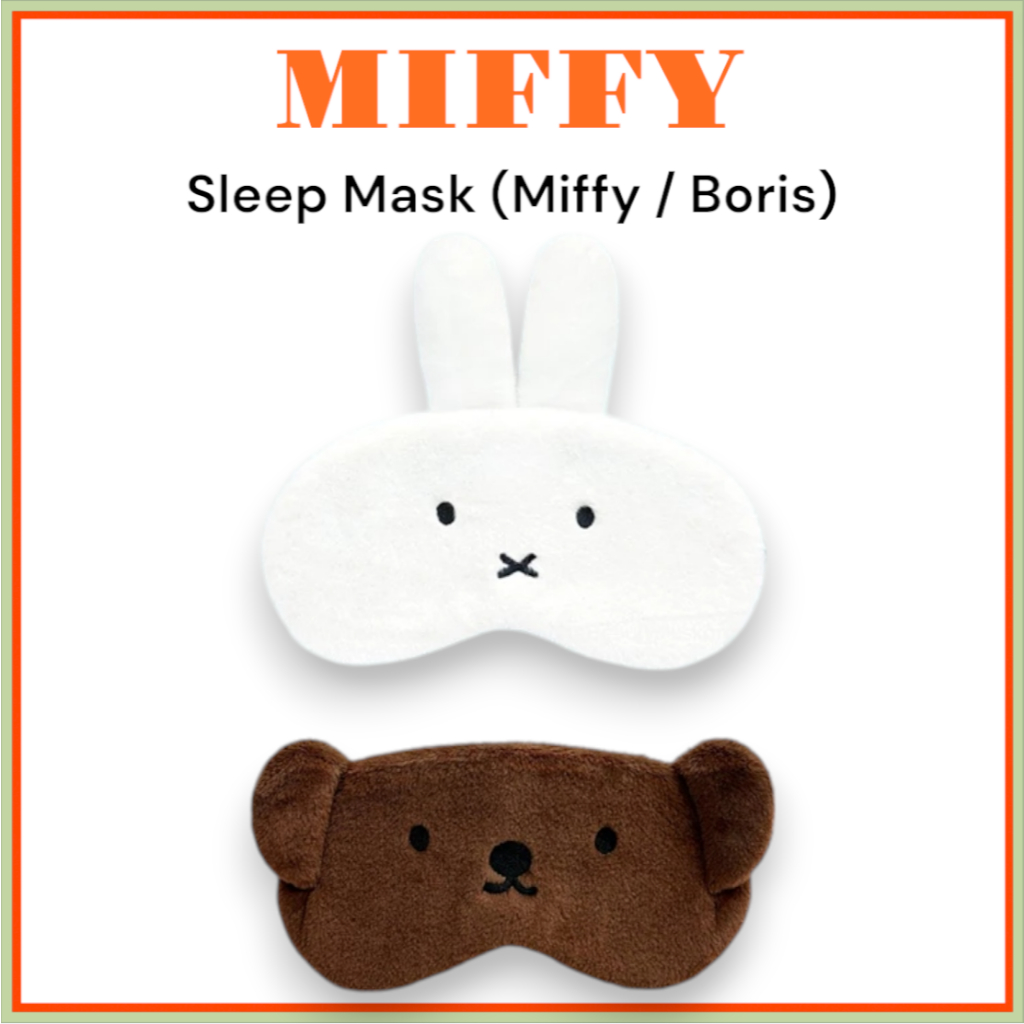 [MIFFY] Sleep Mask (Miffy / Boris) | Shopee Singapore