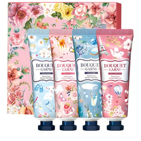 [Bouquet Garni] Hand Cream 4-Piece Care Set (50ml each) – Korea's Most ...