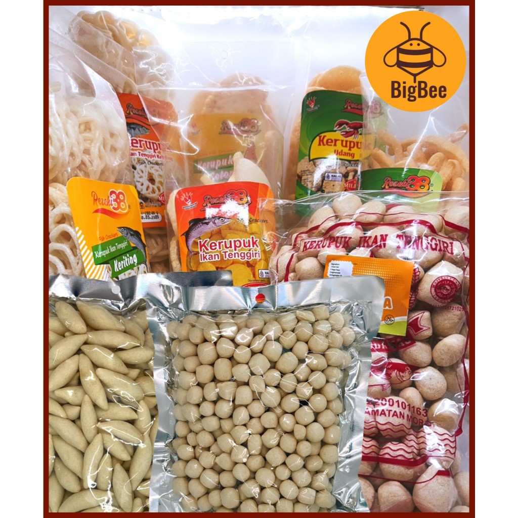 Indonesia Fish Sticks / Mini Fish Balls / Coin Crackers Fish / Cuttle ...