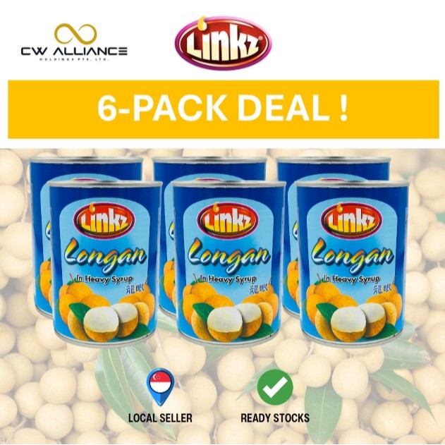 Longan in Syrup 565g Linkz (6-Pack) Halal | Shopee Singapore