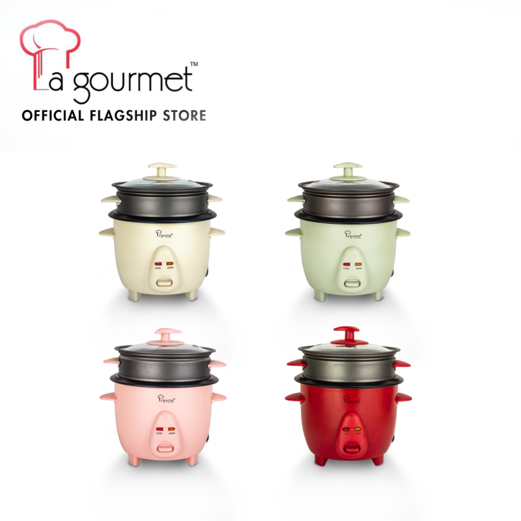 La Gourmet 0.6L Rice Cooker with Non-stick Steamer | Shopee Singapore