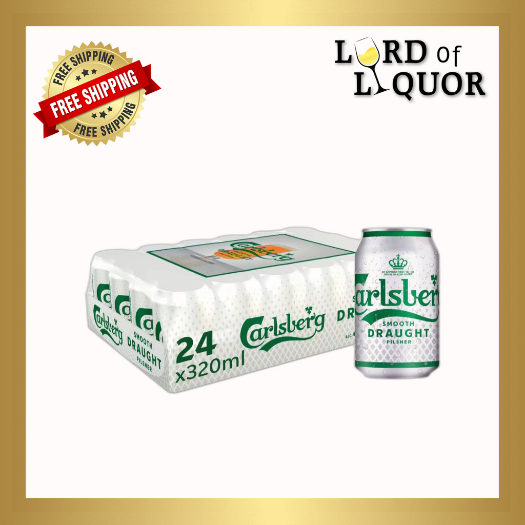 Carlsberg Smooth Draught Beer Pack Of 24 X 300ml | Shopee Singapore