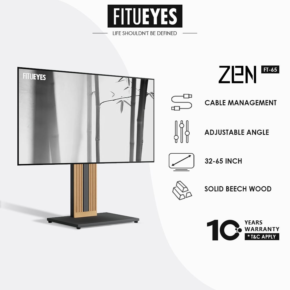 FITUEYES Zen TV Stand FT65 LOW TYPE | 32-65 Inch | Shopee Singapore