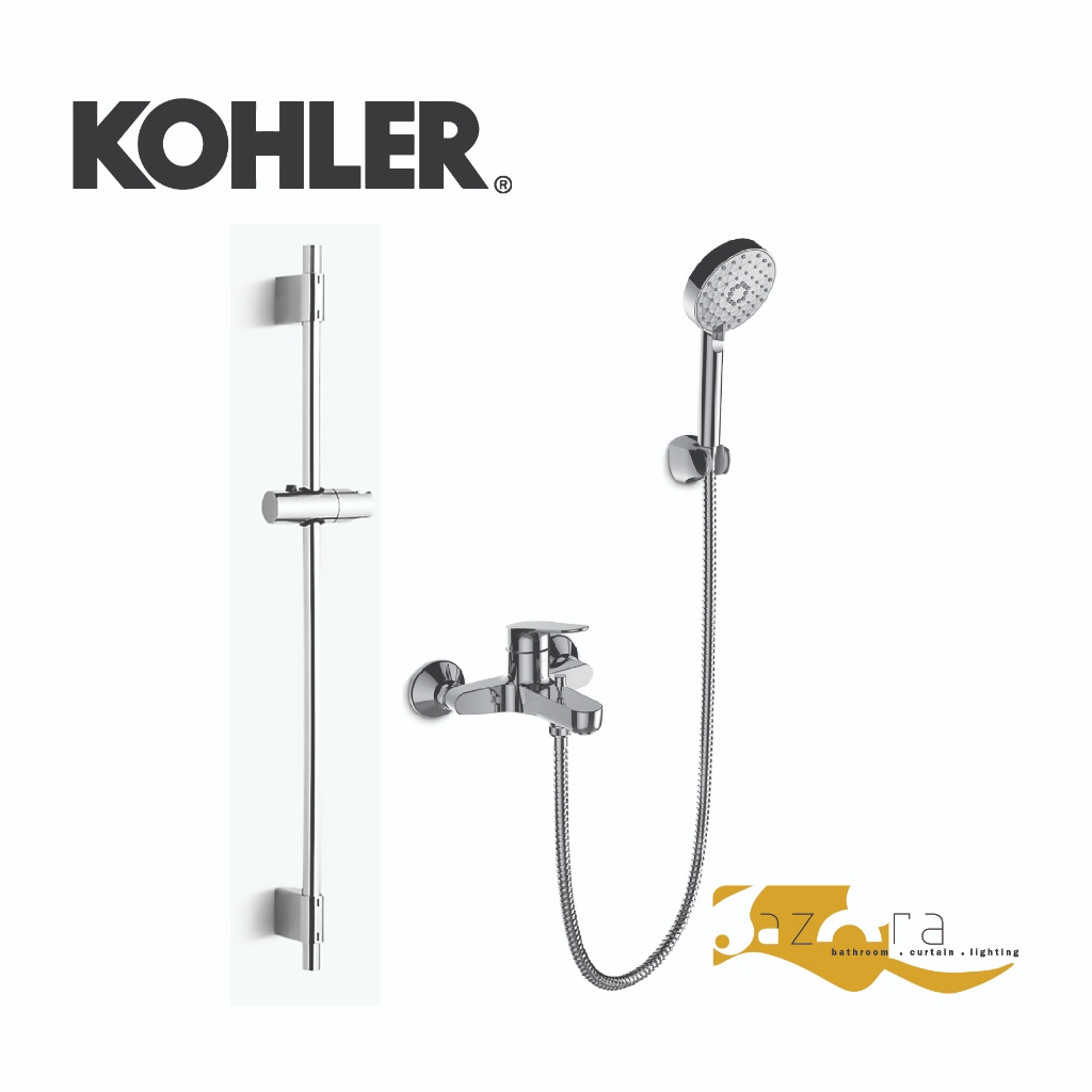 Kohler K-33079T-4E2-CP ACCLIV Exposed Wall Mount Shower Faucet with ...