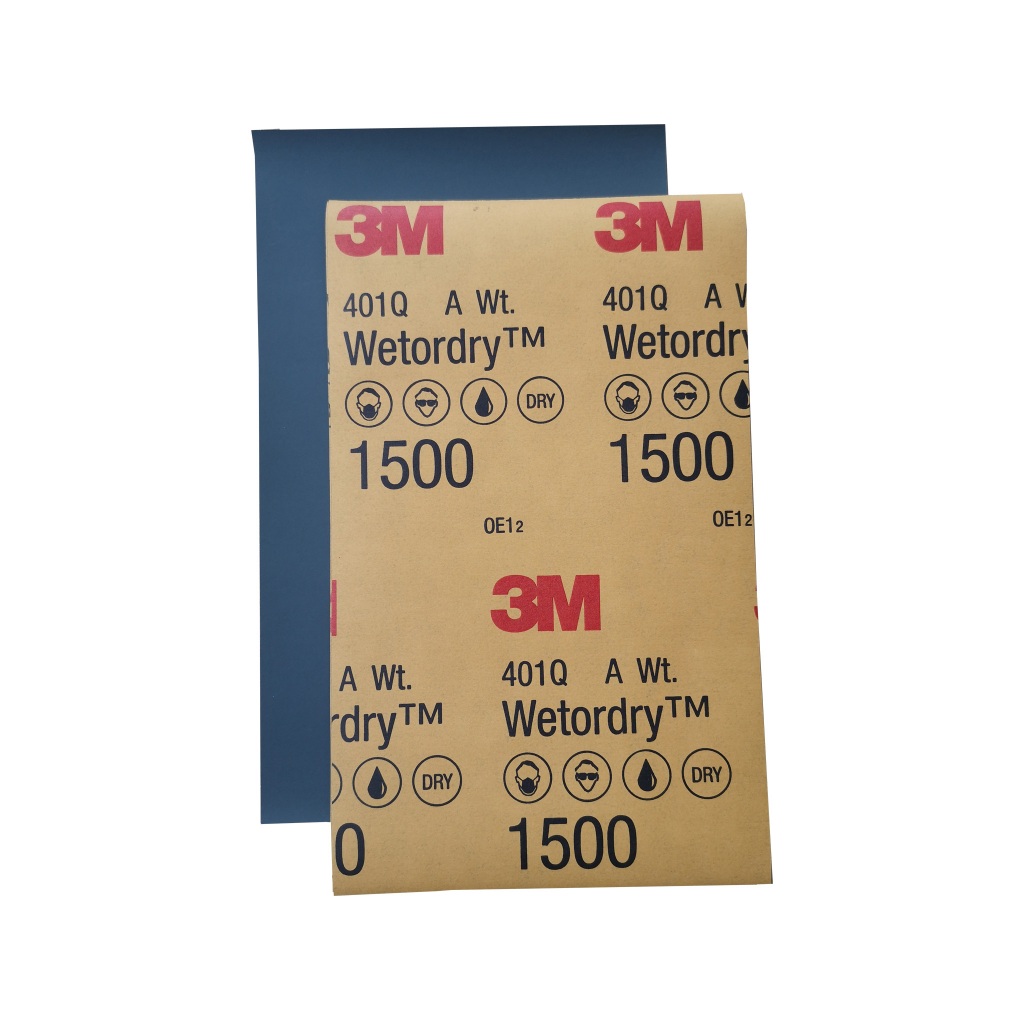 3M™ 401Q Wetordry™ Sandpaper Abrasive Sheet Sand Paper 140 x 228 mm ...