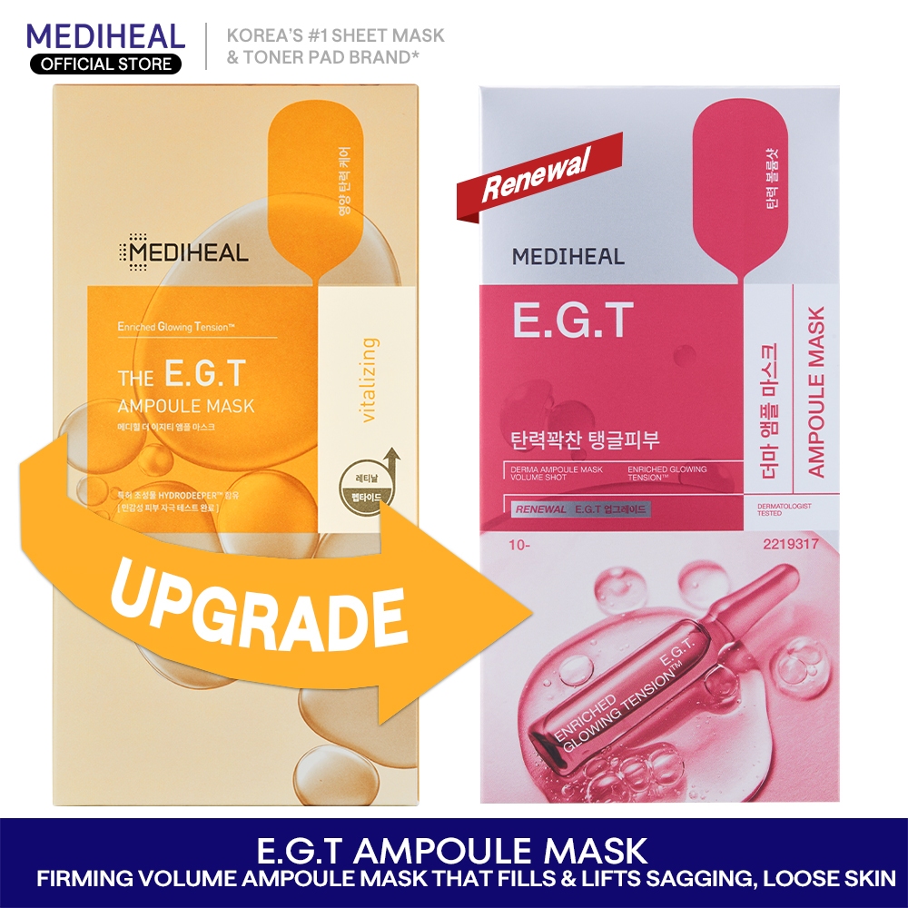 [MEDIHEAL] NEW 2025 Mediheal Derma Ampoule Mask E.G.T (EGT) [Box ...