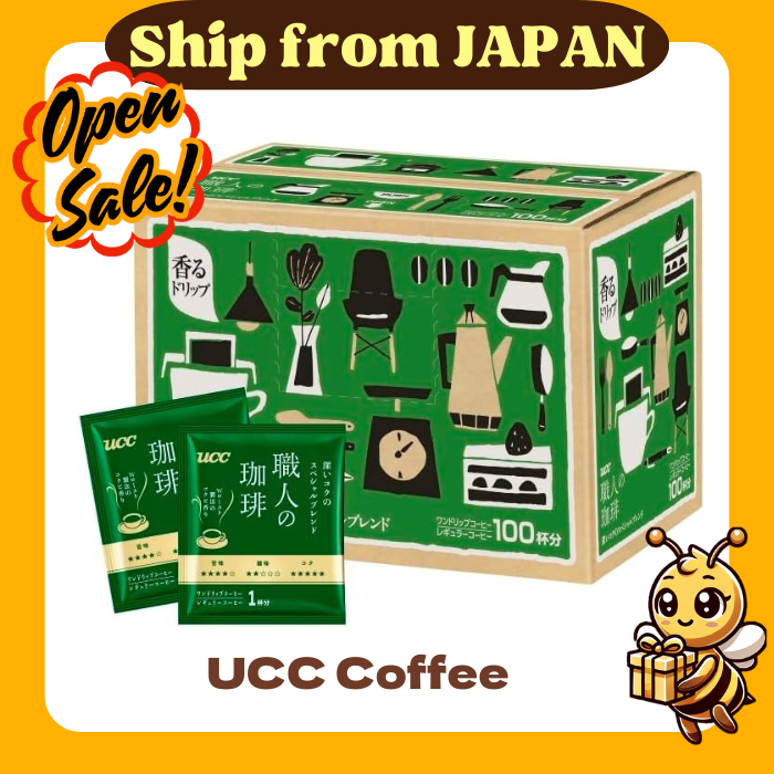 【Direct from Japan】UCC Coffee Craftsman's Coffee Deep Flavor Special Blend 7g drip 100 packs ...