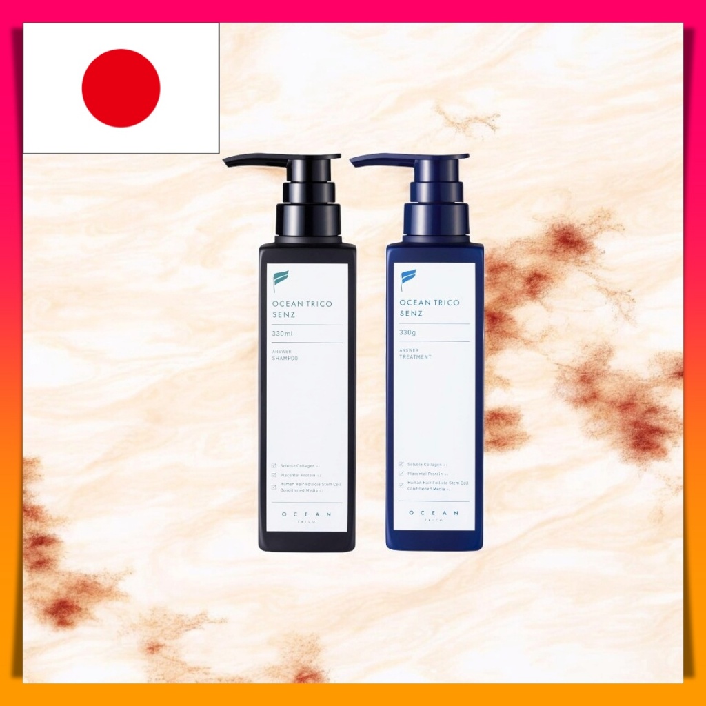 OCEAN TRICO SENZ Scalp Shampoo & Treatment Set 330ml – Anti-Dandruff ...