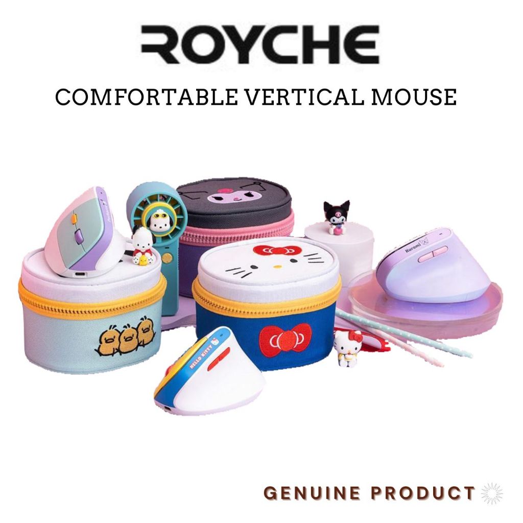[Royche] Sanrio Vertical Wireless Mouse - Choose from Hello Kitty ...