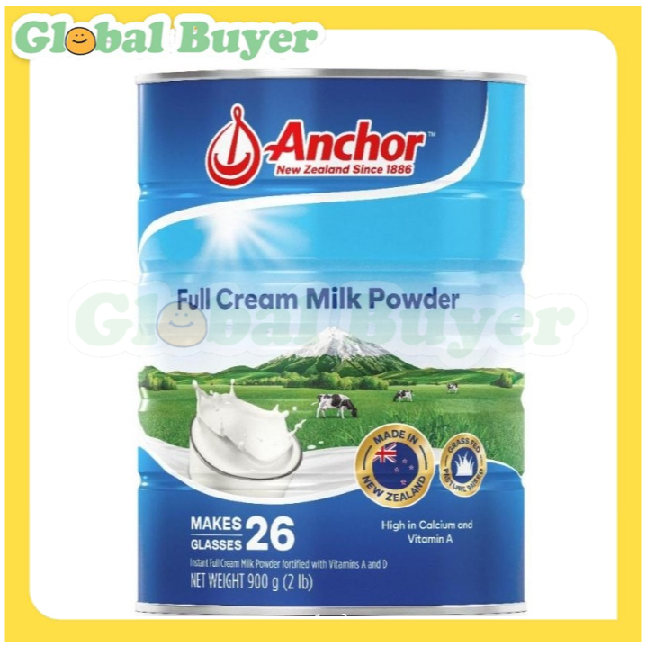 Anchor Full Cream Milk Powder 900g | Shopee Singapore