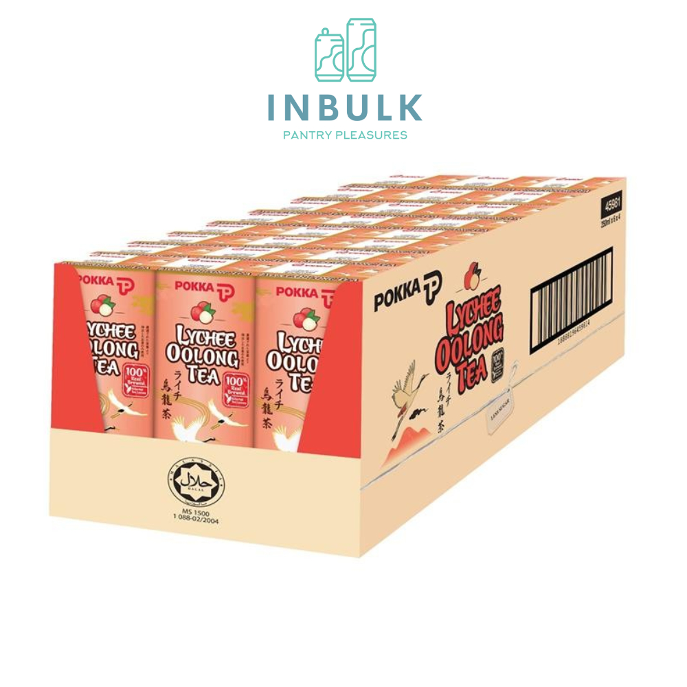 Pokka Lychee Oolong Tea Packet (250ml x 24 Packets) | Shopee Singapore