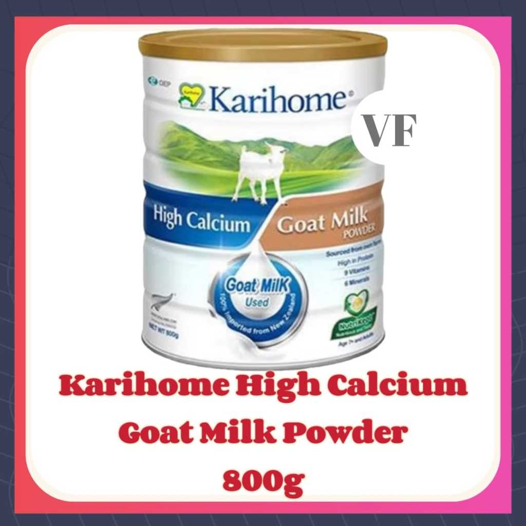 [NEW] KARIHOME HIGH CALCIUM GOAT MILK POWDER 800G - For Age 7 Years Old ...