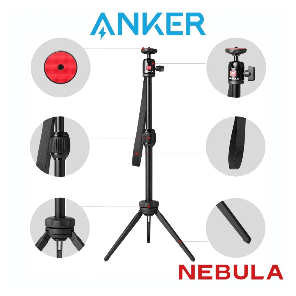 Nebula by Anker Adjustable Tripod for Capsule Projector Portable Tripod ...