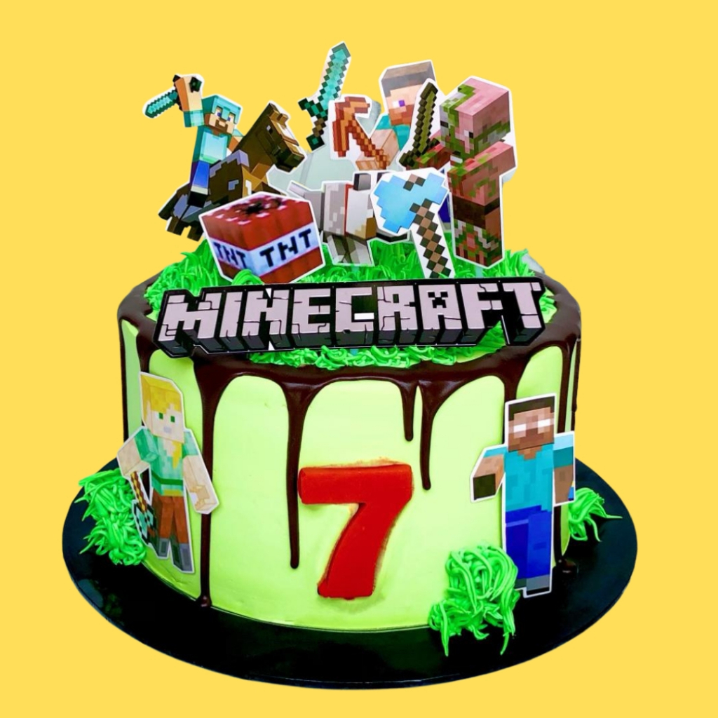 Halal-Certified Minecraft Inspired Themed | Shopee Singapore
