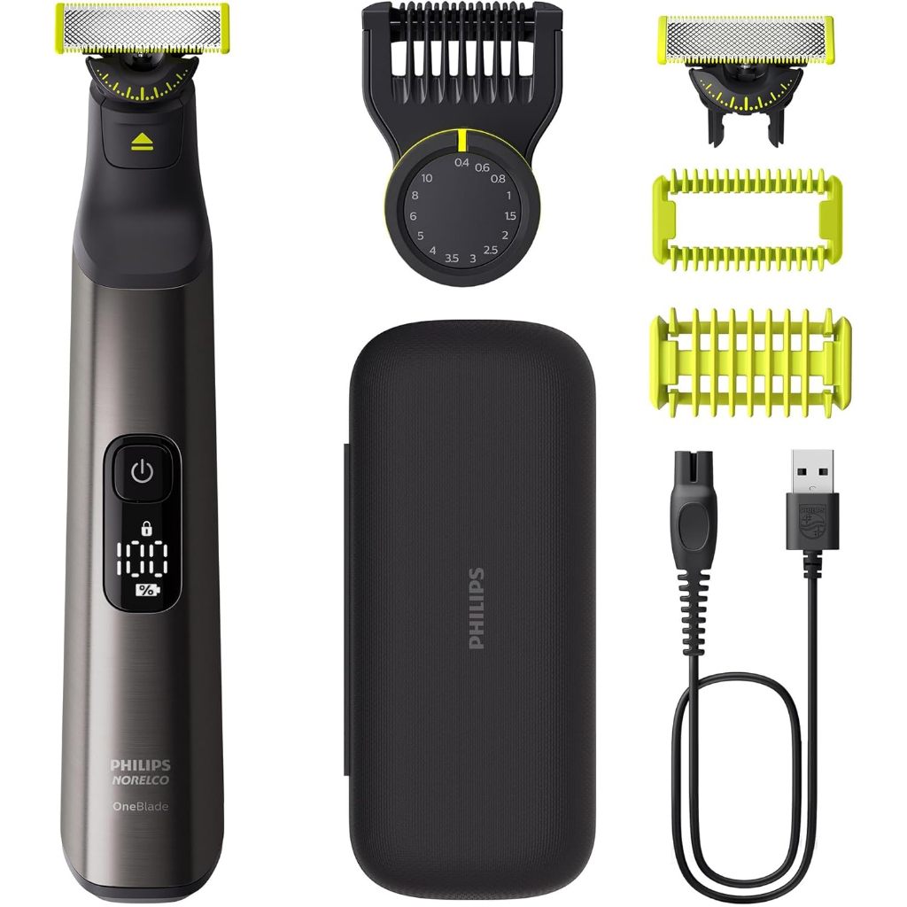 Philips Norelco OneBlade 360 Pro Face + Body Electric Beard Trimmer ...