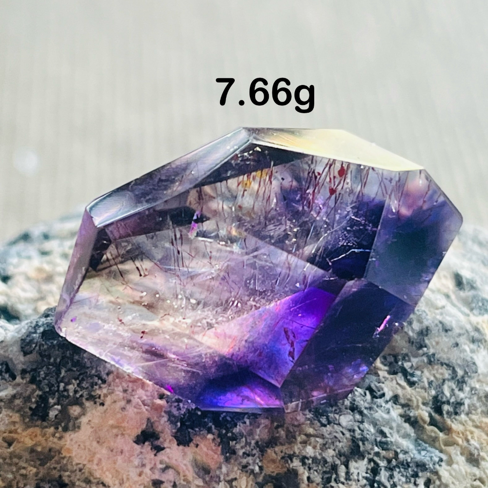 [CERTIFICATE] Natural Brazil Super7 Super Seven 超七 High Grade 7.66g | Shopee Singapore