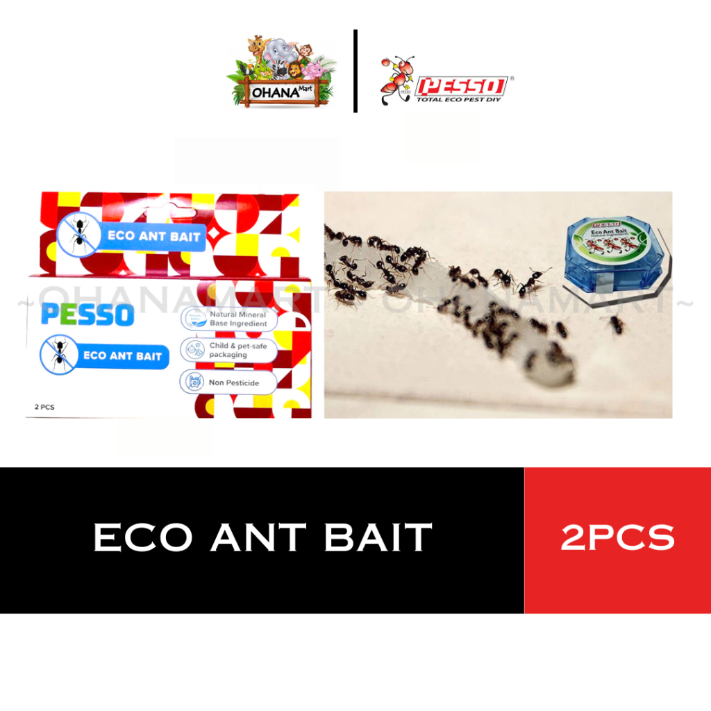 [Combo] PESSO® Eco Ant Bait - Safe for humans and pets (2pieces/pack ...
