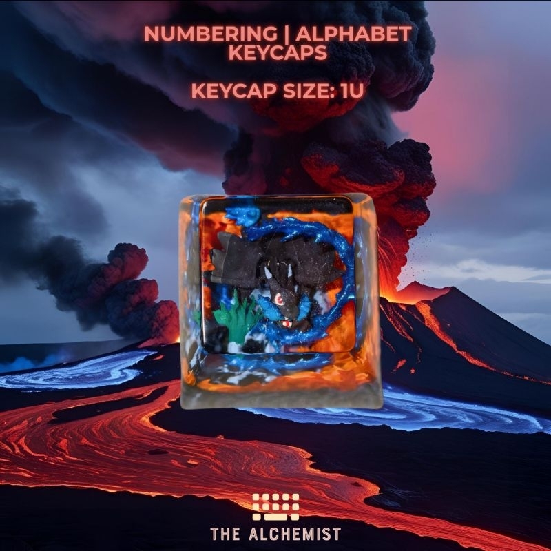[SG LOCAL STOCK] MEGA CHARIZARD X | Detailed keycap | Pokémon Keycap ...