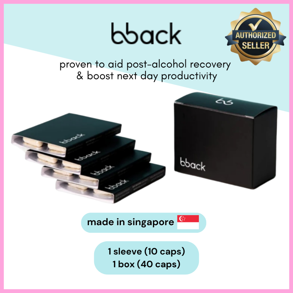 [Authorized Re-Seller] Bback/Bounceback Hangover Relief & Alcohol Detox ...