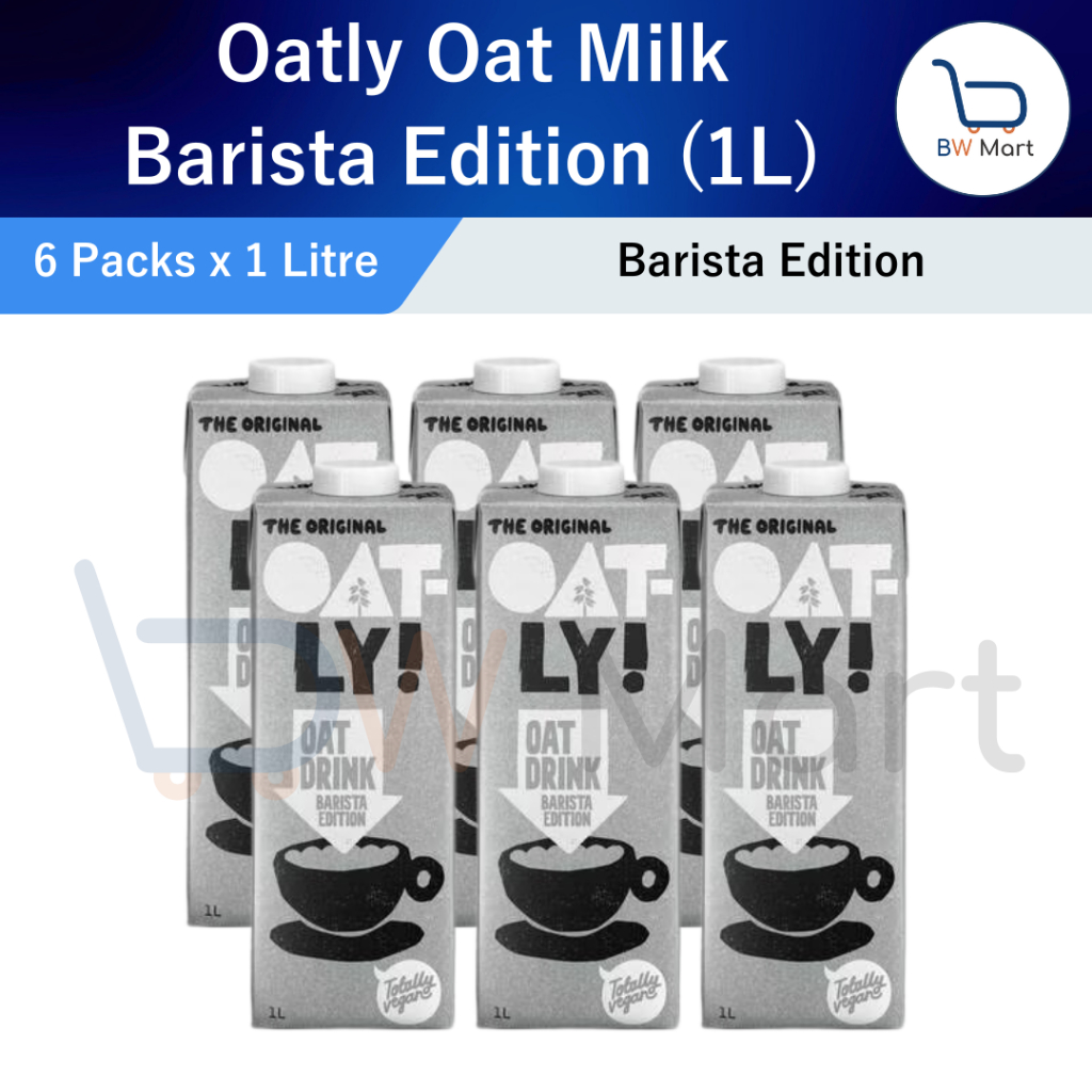 Oatly Barista Edition Oat Milk 6 Pack x 1L Carton | Shopee Singapore