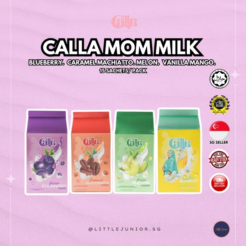 🇸🇬Ready stocks🇸🇬 Calla Mom Milk | Melon | Vanilla Mango | Blueberry | Caramel Machiatto 🔥Premium ...
