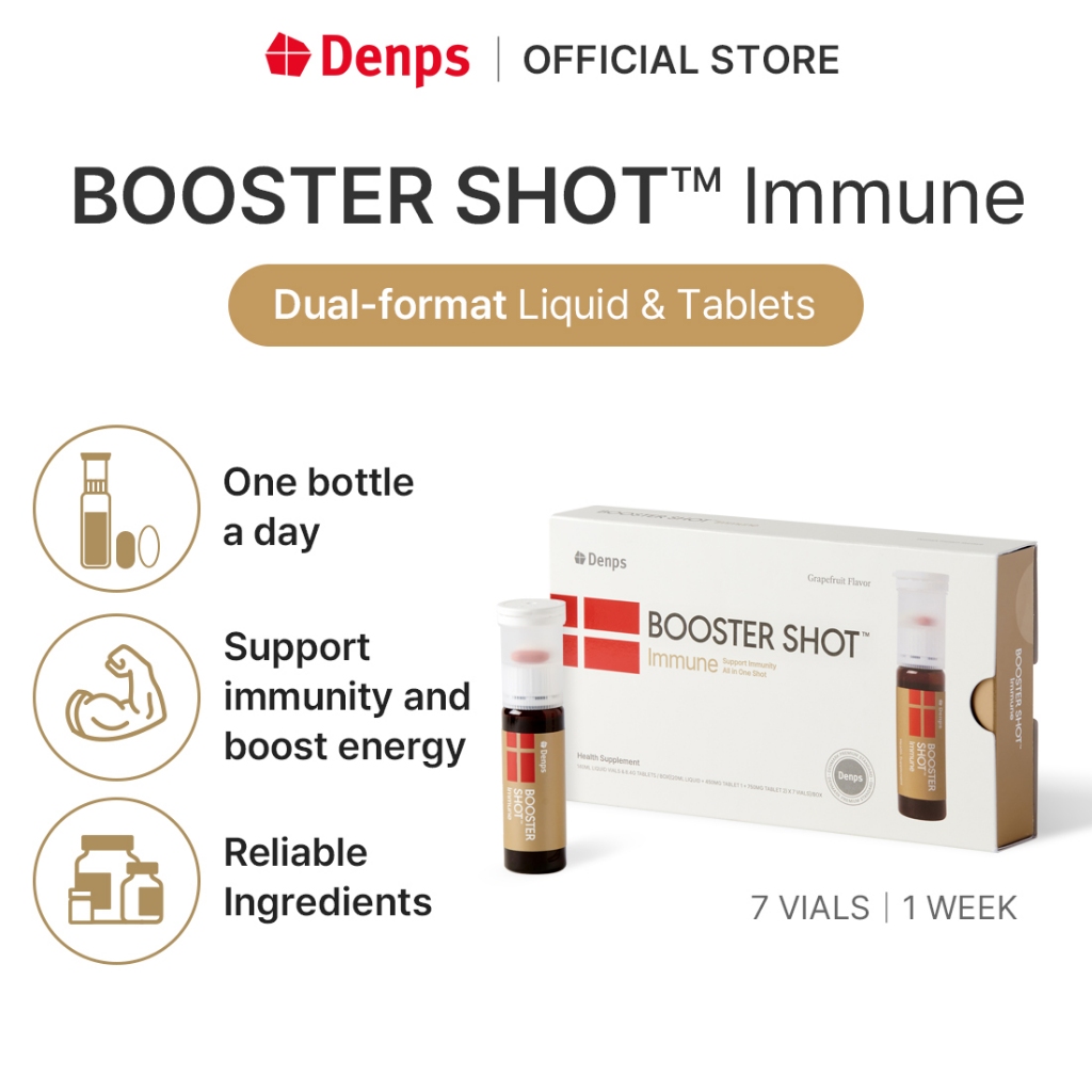 Denps Booster Shot Immune Support Multivitamin & Mineral Vitamin ...