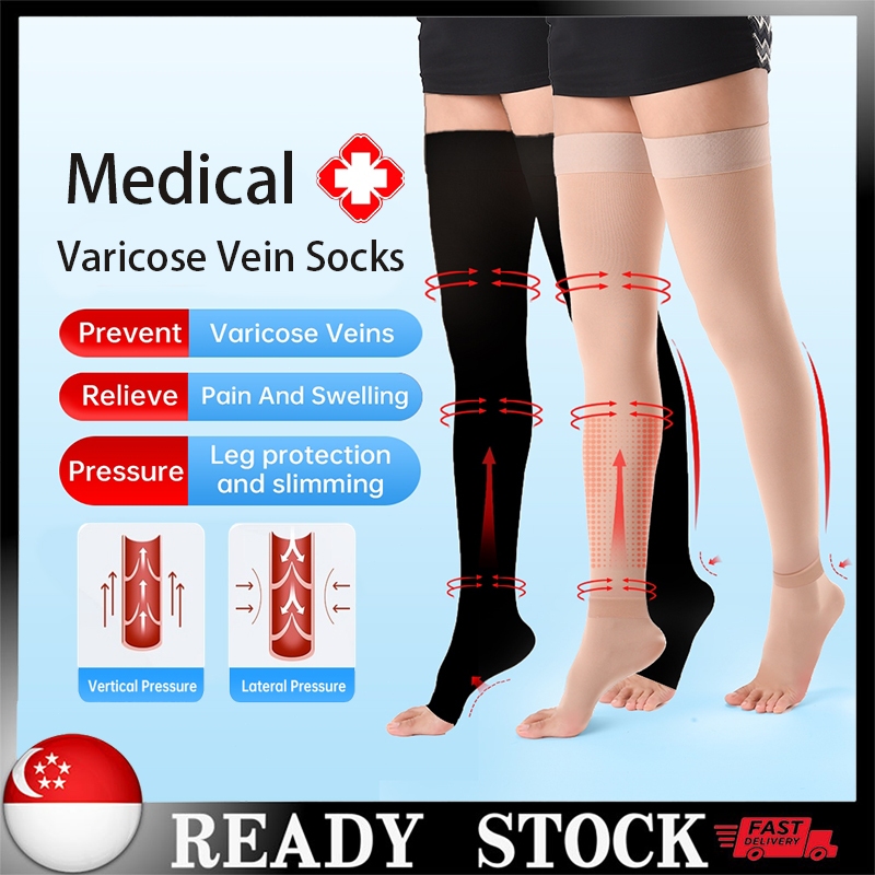 🇸🇬 [In Stock]NEW Medical Compression Socks Ⅱ Class Pregnancy Varicose ...