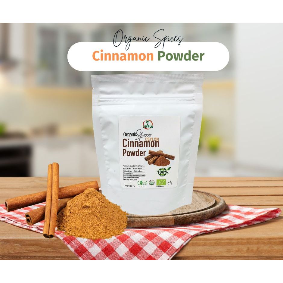 [SG Ready Stock] Organic Cinnamon Powder(Ceypla)100g | Shopee Singapore