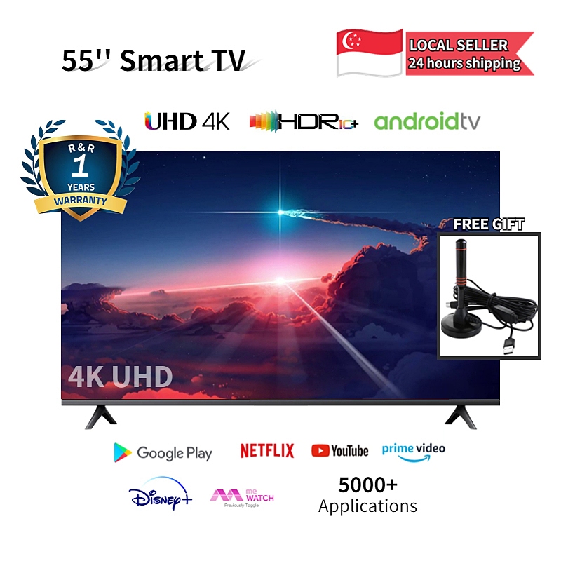 4K HDR Smart TV Android TV | Android 13 | 55 Inch | Google TV ...
