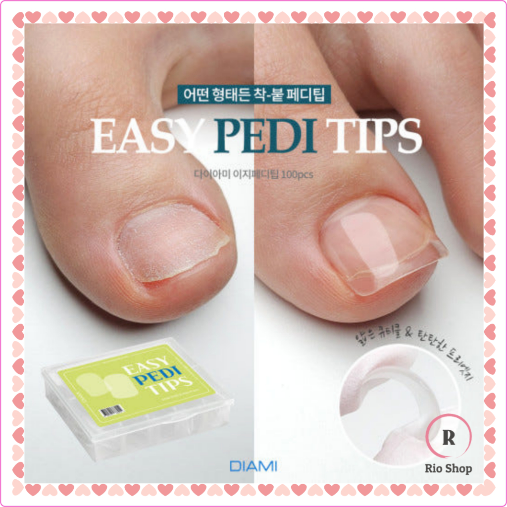 DIAMI x Easy Pedi Tip 100pcs | Shopee Singapore