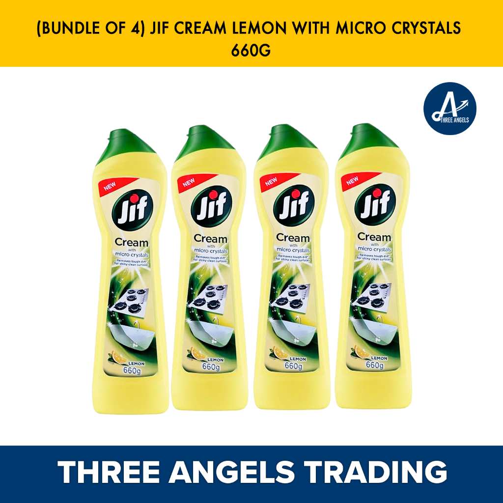 (Bundle of 4) JIF Cream Lemon with Micro Crystals 660g | Shopee Singapore