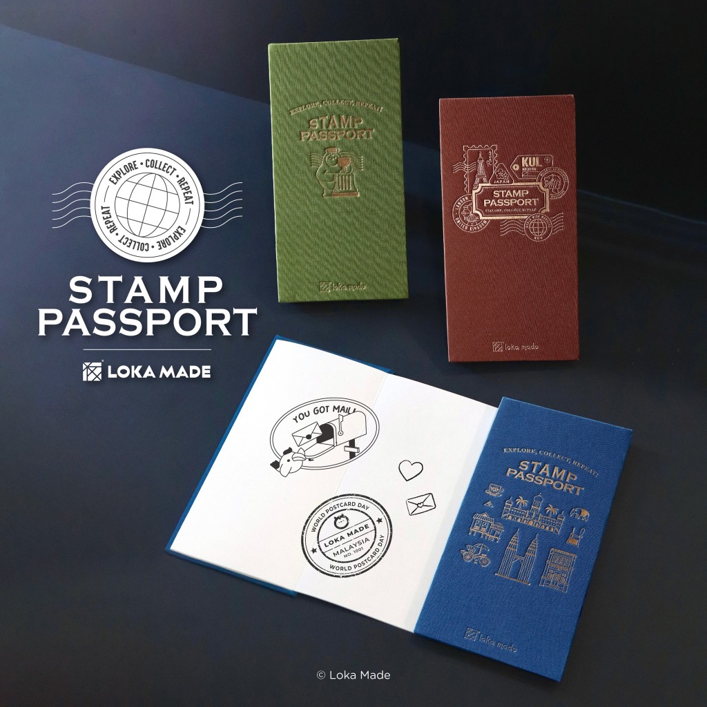 Loka Made Stamp Passport Book | Shopee Singapore