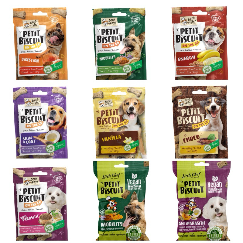 Little Chef Oven Baked Petit Biscuit Treats for Dogs (2 sizes) | Shopee ...