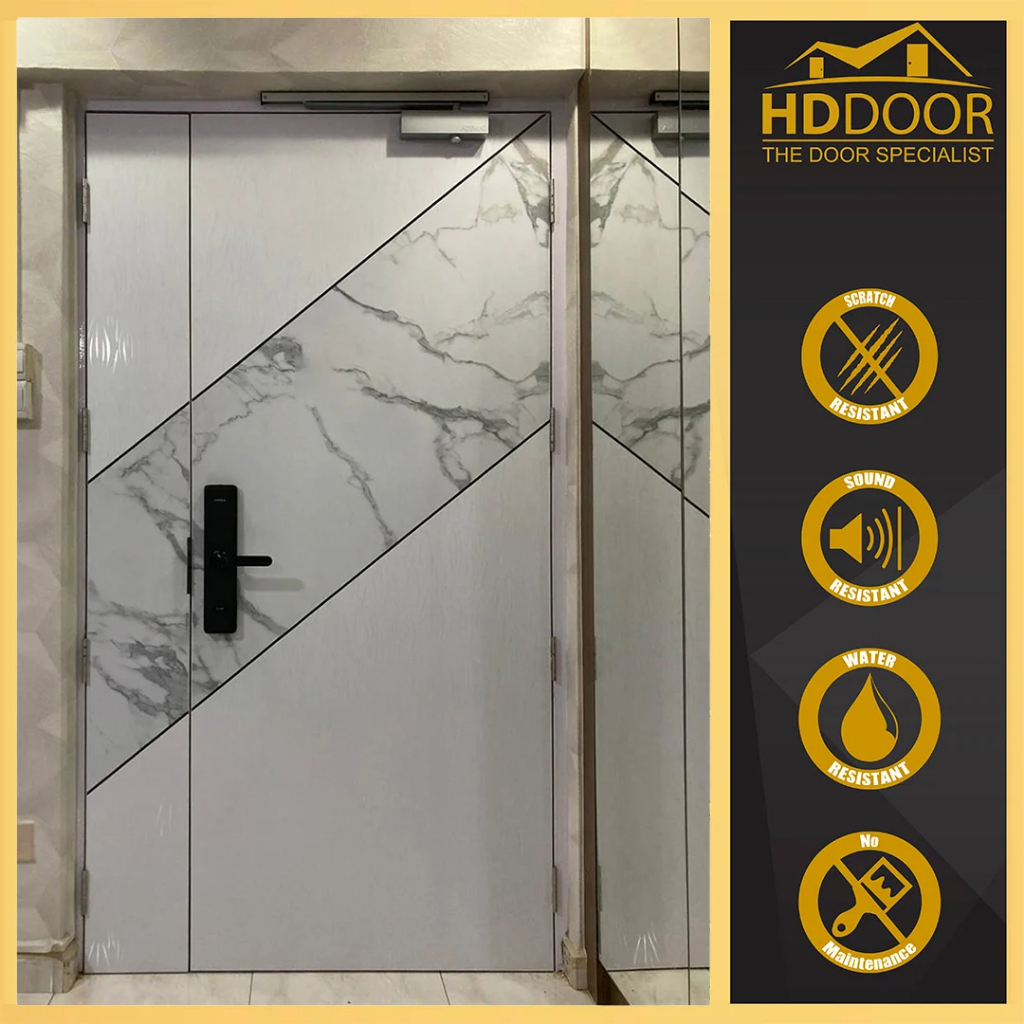 Grove Line Laminate Main Door (Fire Rated / Non Fire Rated) | Shopee ...