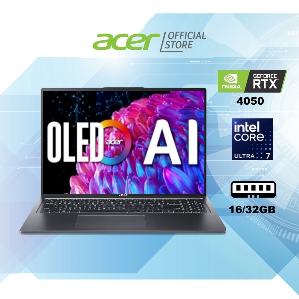 [NEW AI PC] [NVIDIA RTX 4050 & Intel Core Ultra 7] Acer Swift X | SFX14 ...