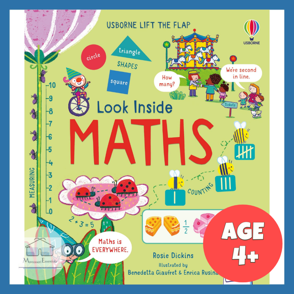 (Maths) Usborne Look Inside - Children Kid Educational Hardcover ...