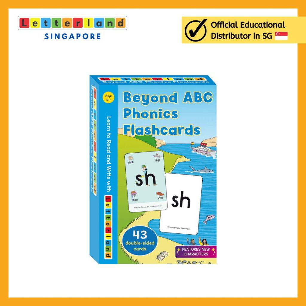Letterland Beyond ABC Phonics Flashcards | Shopee Singapore