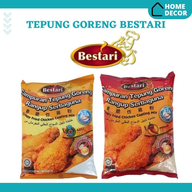 Tepung Bestari Crispy Fried Chicken Coating Mix Original 1KG Tepung ...