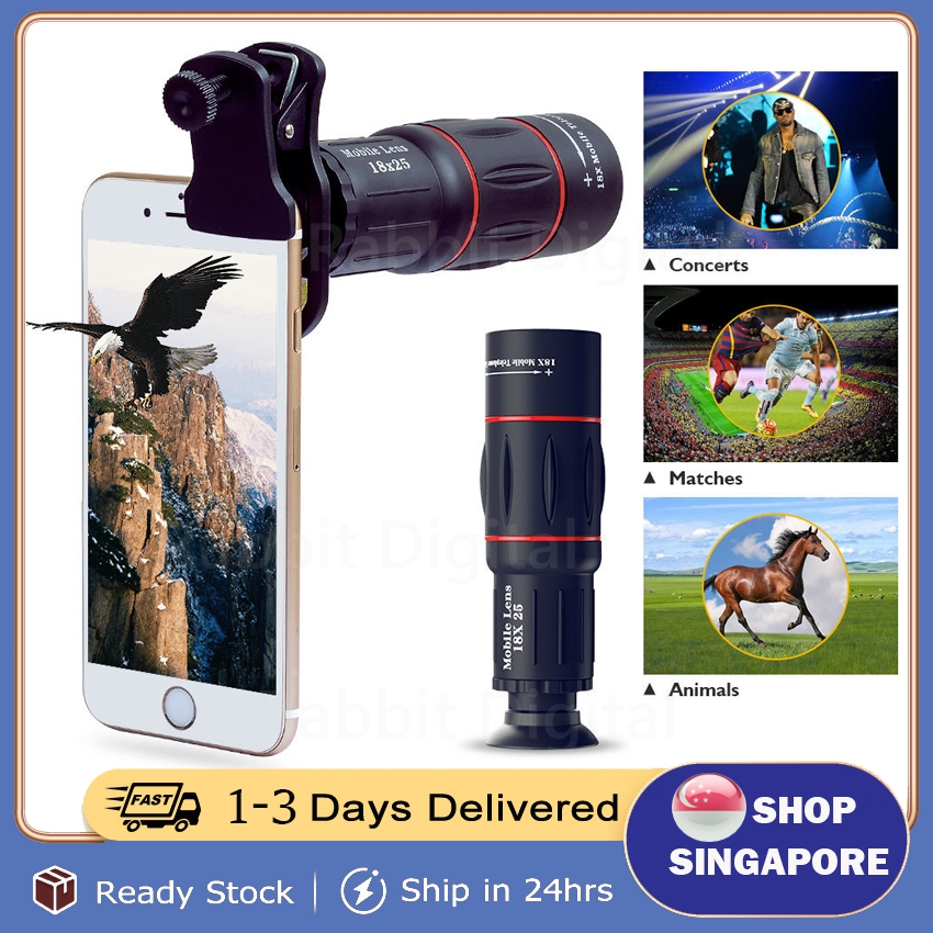 【SG】18x Telescope Lens for Mobile Concert Phone Camera Zoom Lens ...