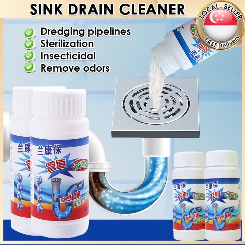 🇸🇬【SG stock】Powerful Sink Drain Cleaner Clog Remover Toilet Blockage ...
